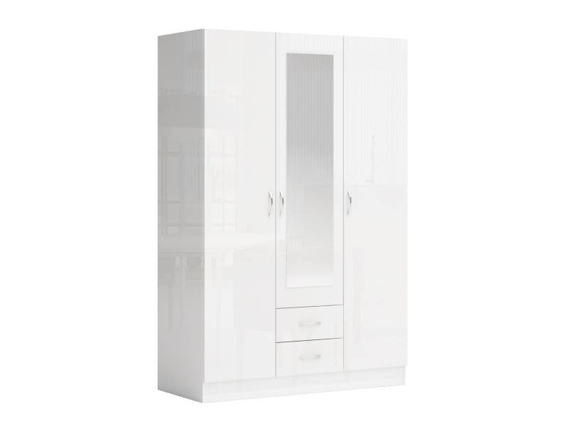 Трикрилен гардероб Аполо 11 - Топ Цени | Мебели Онлайн Orhideamebel.com